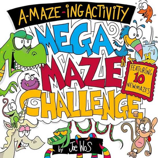 A-Maze-Ing Activity: Mega Maze Challenge: Featuring 10 Newmazes – Tiny ...